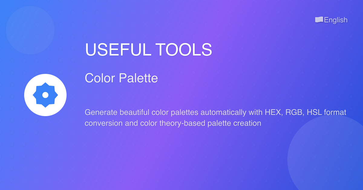 Color Palette Generator - Create Professional Color Schemes Instantly | USEFUL TOOLS