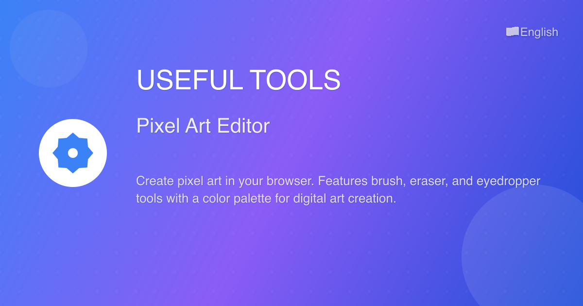 Pixel Art Editor | USEFUL TOOLS